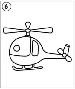 How To Draw A Helicopter | Step By Step Guide - Draw Craft Create