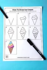 How To Draw Ice Cream Step By Step - Draw Craft Create