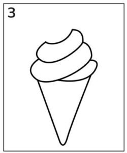 How To Draw Ice Cream Step By Step - Draw Craft Create