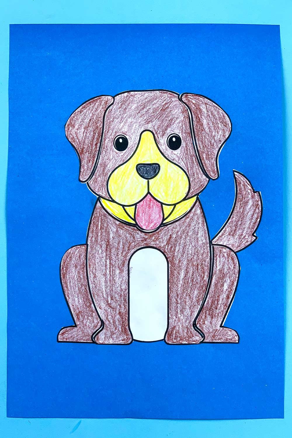 Free Printable Build A Dog Craft - Draw Craft Create