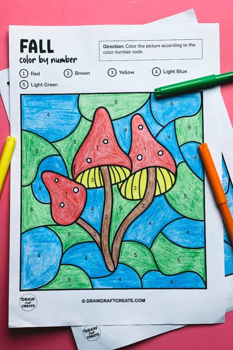 12 Free Printable Fall Activities and Games - Draw Craft Create
