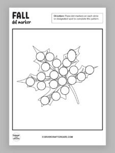 12 Free Printable Fall Activities and Games - Draw Craft Create