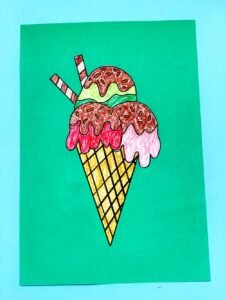 Free Printable Build A Ice Cream Craft - Draw Craft Create