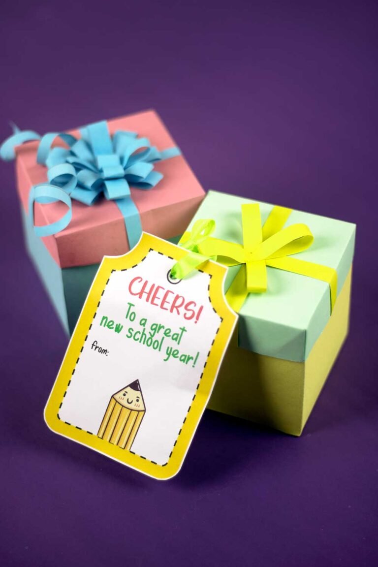 Free Printable Back To School Gift Tags - Draw Craft Create