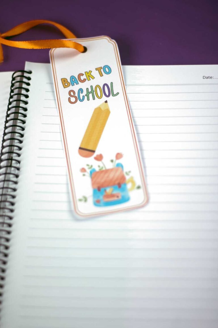 Free Printable Back To School Bookmarks - Draw Craft Create