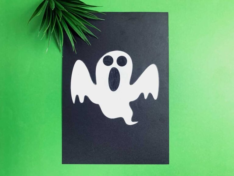 Free Printable Build A Ghost Craft - Draw Craft Create