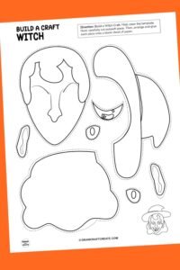Free Printable Build A Witch Craft - Draw Craft Create