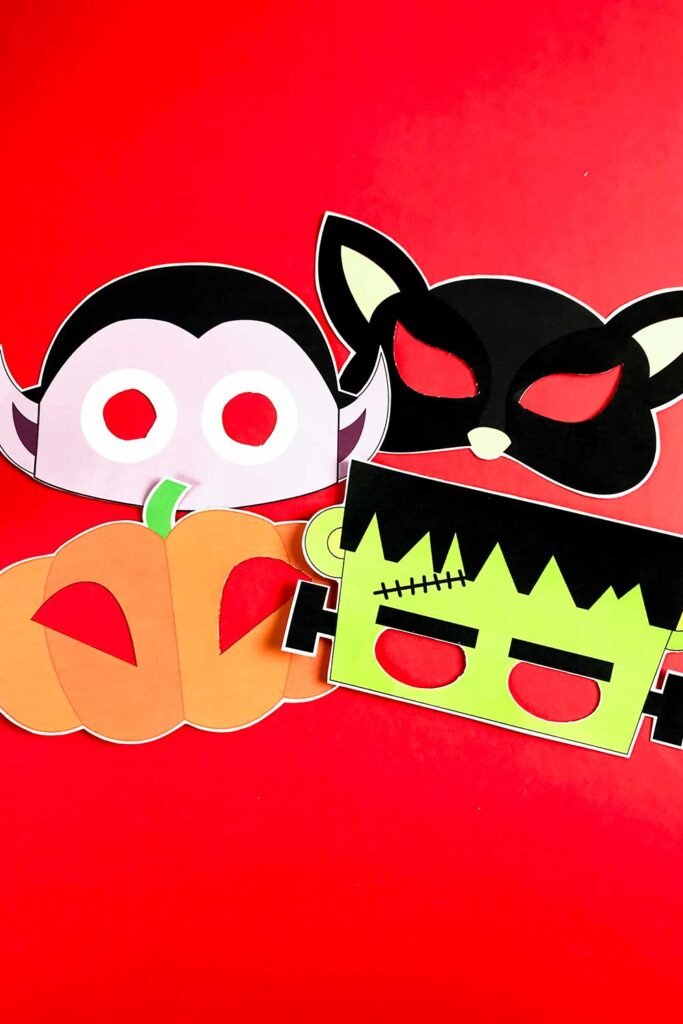 Free Printable Halloween Masks For Kids - Draw Craft Create