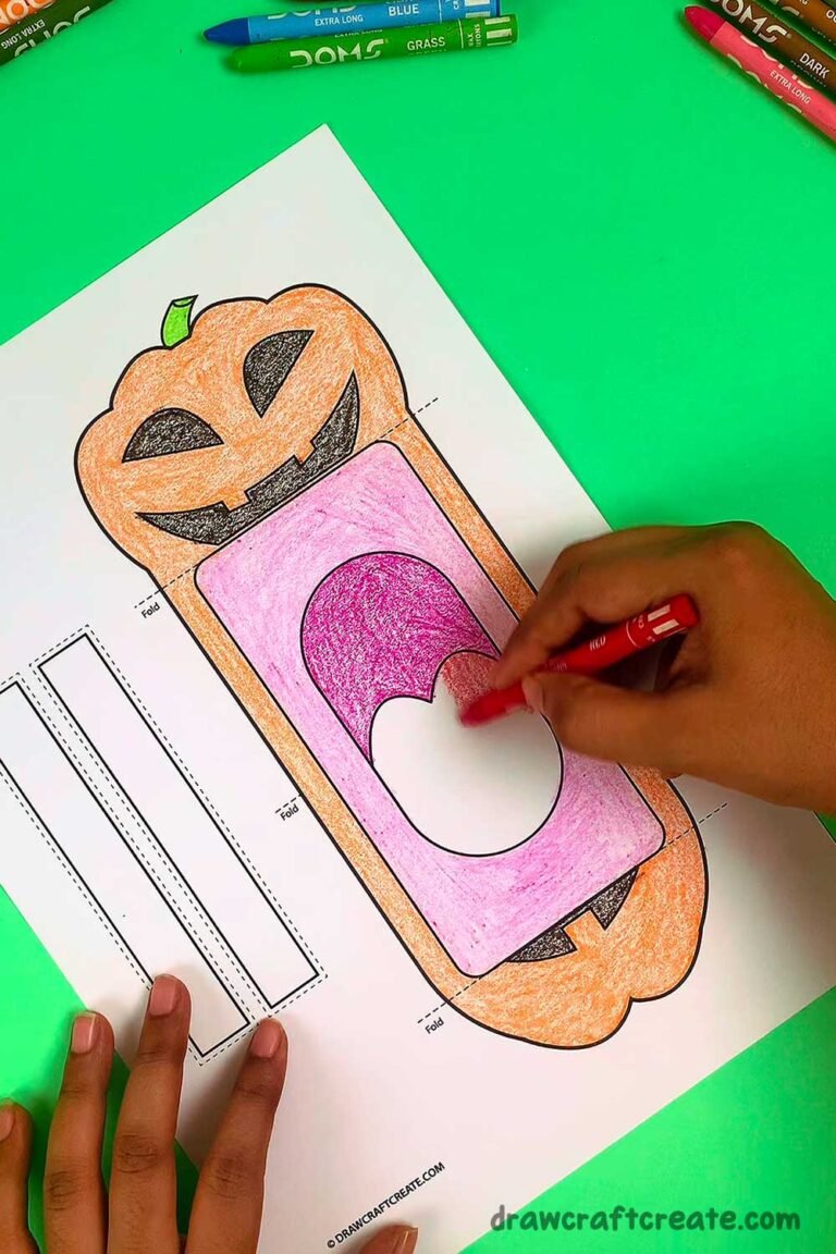 Free Halloween Puppets Printable (Pumpkin, Cat, Monster) - Draw Craft ...
