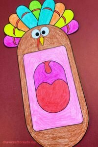 Free Printable Thanksgiving Turkey Puppets - Draw Craft Create