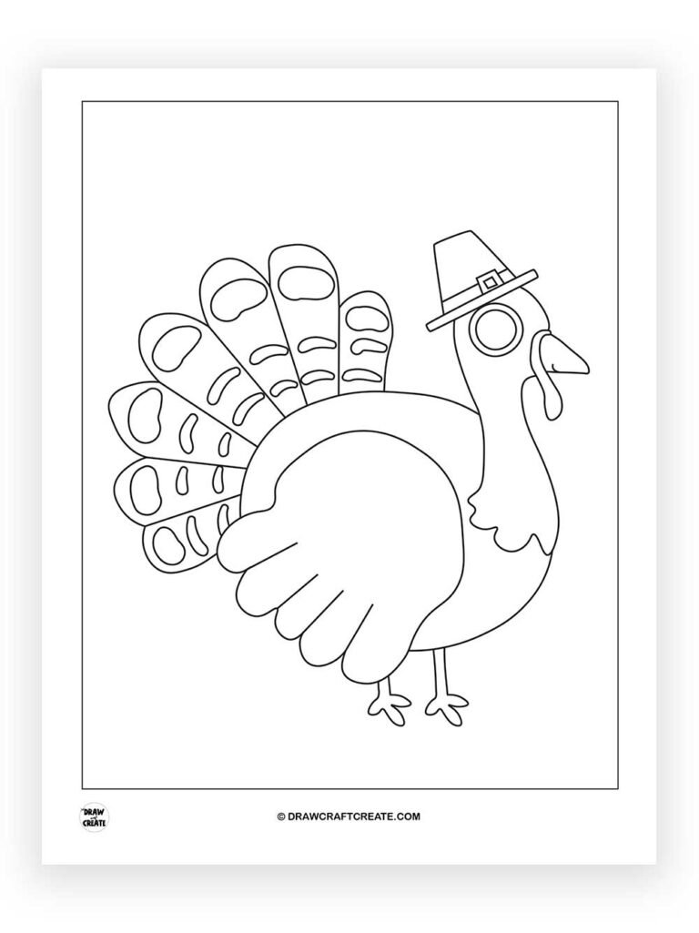 Free Printable Thanksgiving Coloring Pages - Draw Craft Create