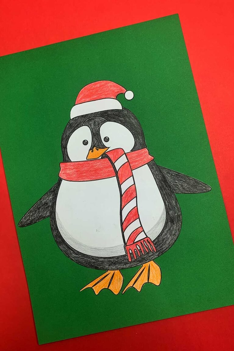Free Printable Build a Penguin Craft - Draw Craft Create