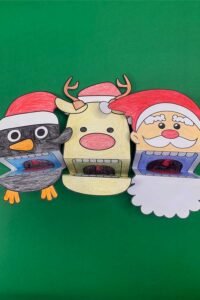 Free Printable Christmas Puppets - Santa, Reindeer, Elf, Snowman ...