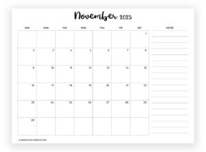Free Printable 2025 Calendar Templates (All 12 Months) - Draw Craft Create