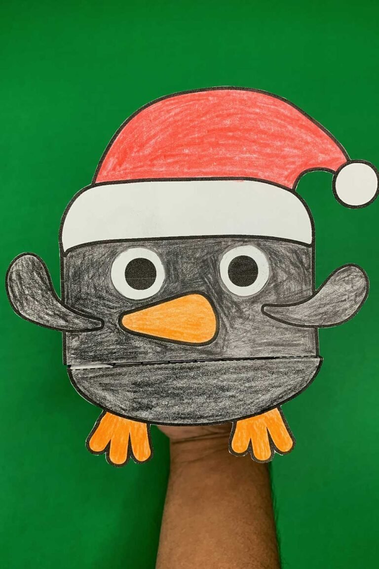 Free Printable Christmas Puppets - Santa, Reindeer, Elf, Snowman ...