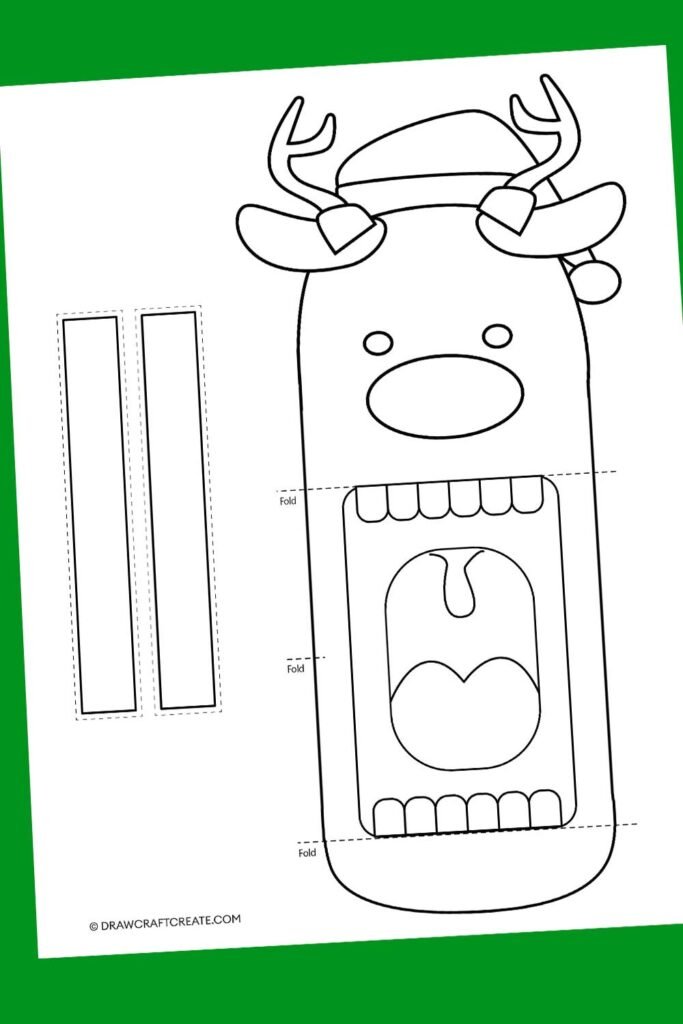 Free Printable Christmas Puppets - Santa, Reindeer, Elf, Snowman ...