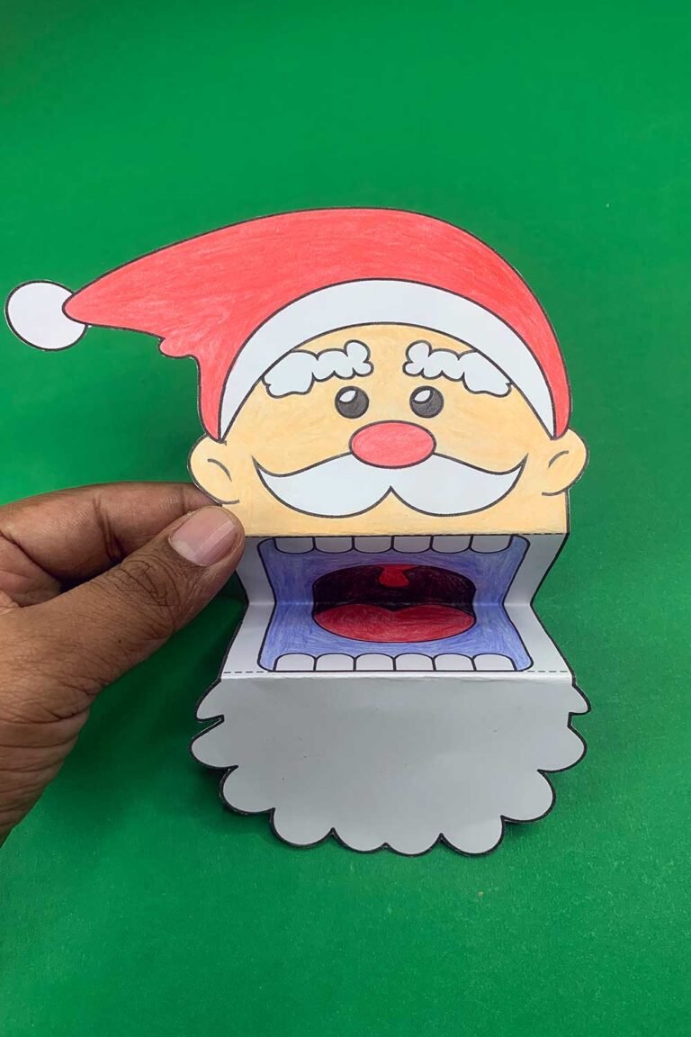 Free Printable Christmas Puppets - Santa, Reindeer, Elf, Snowman ...