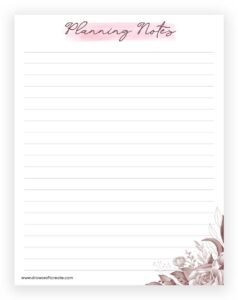 Free Printable Wedding Planner (33 Pages Pdf) - Draw Craft Create