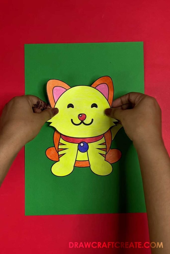 Free Printable Build A Cat Craft - Draw Craft Create