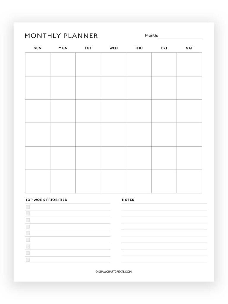 Free 2025 Planner Printables - Draw Craft Create