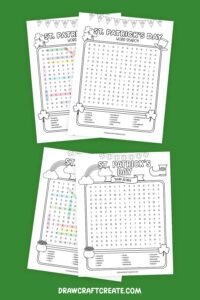 St. Patrick’s Day Word Search - Free Printable - Draw Craft Create