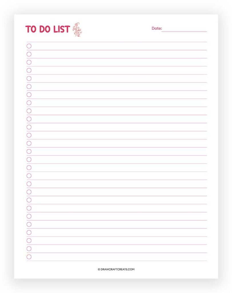 Free Printable Valentine's Day Planner - Draw Craft Create