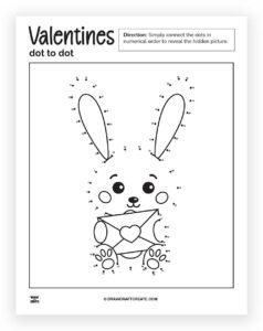 Free Printable Valentine's Day Dot To Dot Pages - Draw Craft Create