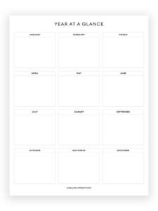 Free 2025 Planner Printables - Draw Craft Create