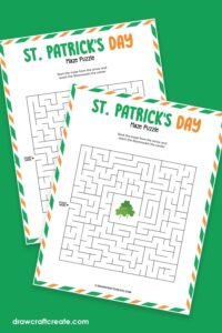 Free Printable St. Patrick's Day Maze Puzzle - Draw Craft Create