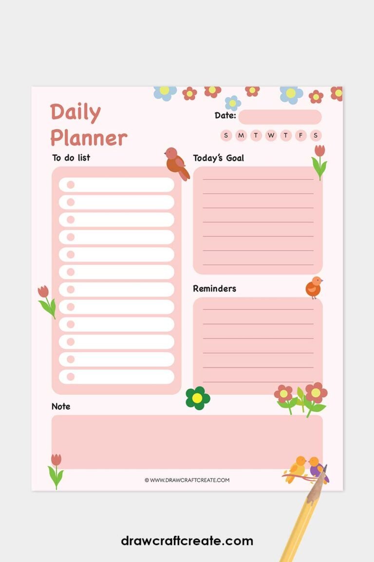 Free To Do List Template Printables (44 Design) - Draw Craft Create
