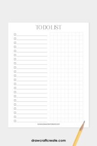 Free To Do List Template Printables (44 Design) - Draw Craft Create