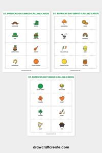 Free Printable St. Patrick's Day Bingo Cards - Draw Craft Create