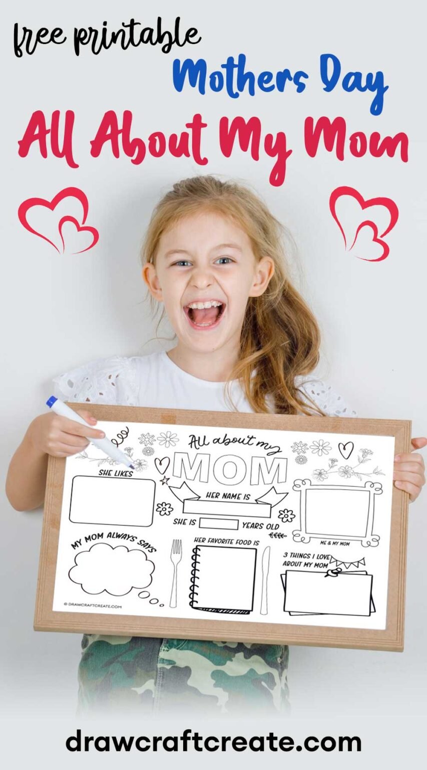 Free Printable Mother’s Day All About My Mom Questionnaires - Draw ...