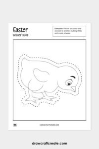 10 Free Printable Easter Scissor Skills Coloring Pages - Draw Craft Create