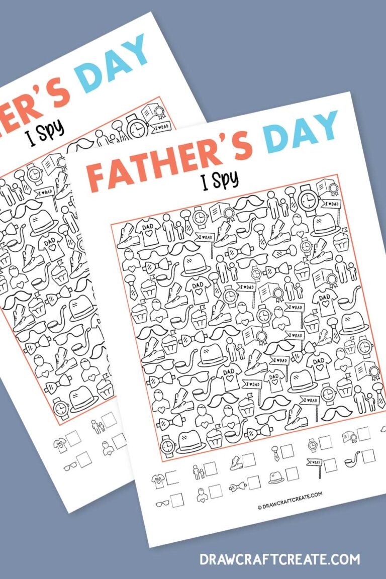 50+ Free I Spy Game Printables - Draw Craft Create