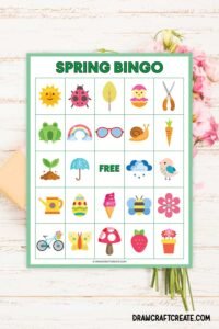 17 Free Printable Spring Games and Activities - Draw Craft Create