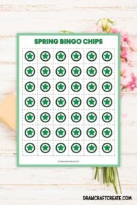 Free Printable Spring Bingo Game - Draw Craft Create