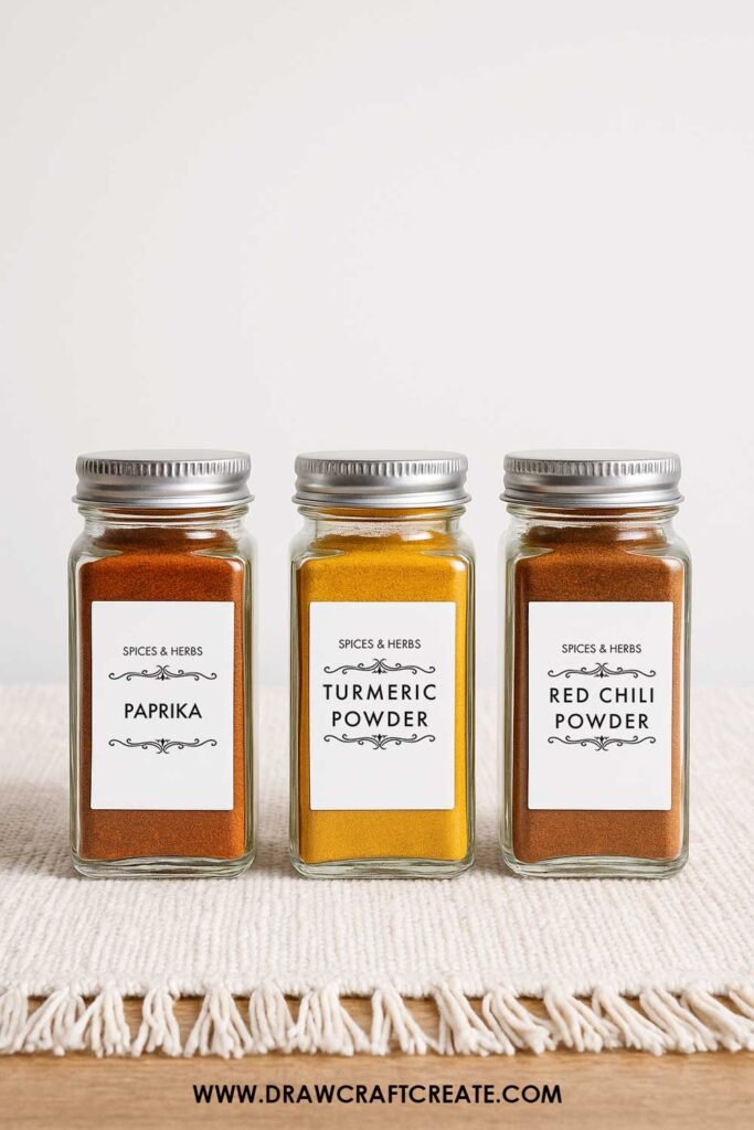Free Editable Printable Kitchen Pantry Labels - Draw Craft Create
