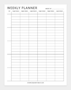 Free Teacher Planner Printables (2025-2026) - Draw Craft Create
