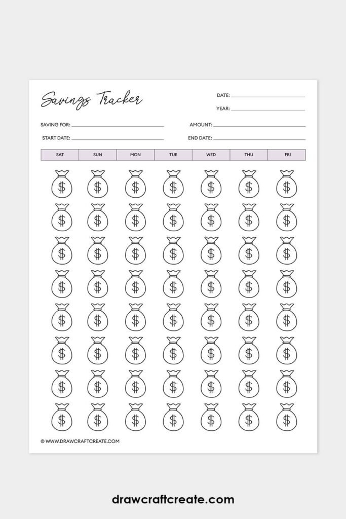 Free Budget Planner Printables - Draw Craft Create