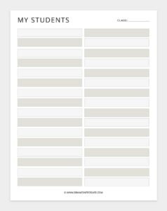 Free Teacher Planner Printables (2025-2026) - Draw Craft Create