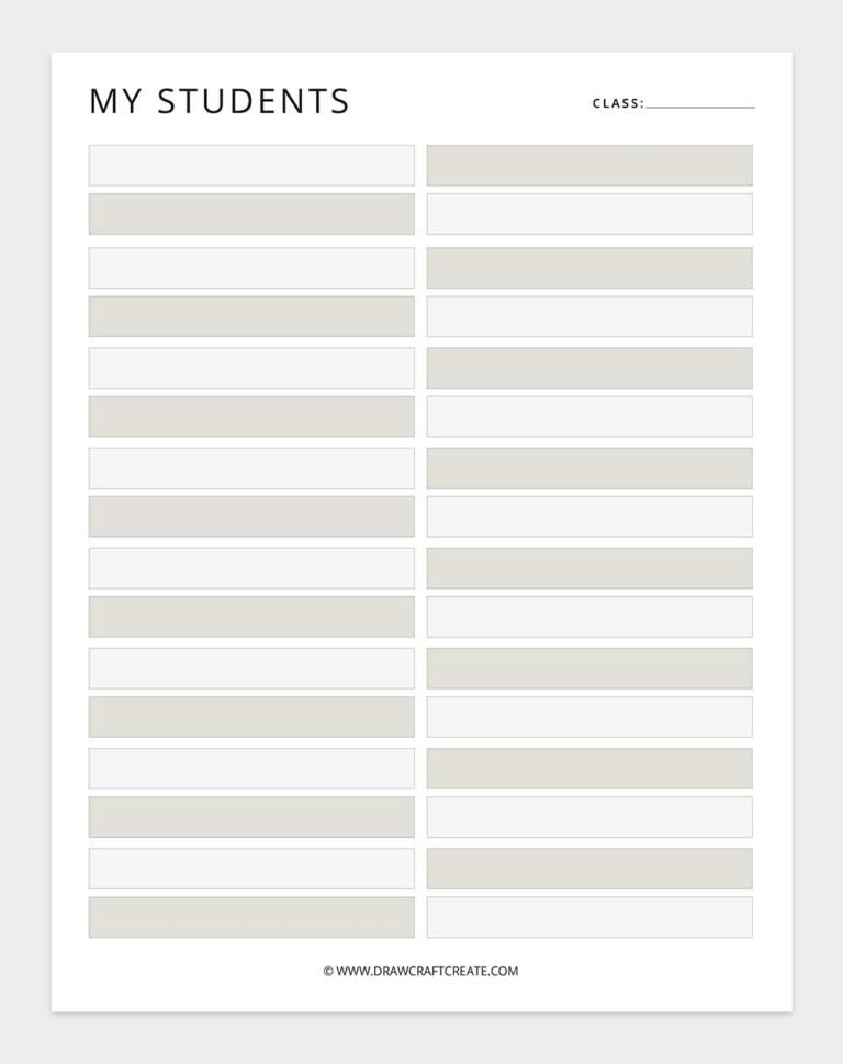 Free Teacher Planner Printables (2025-2026) - Draw Craft Create