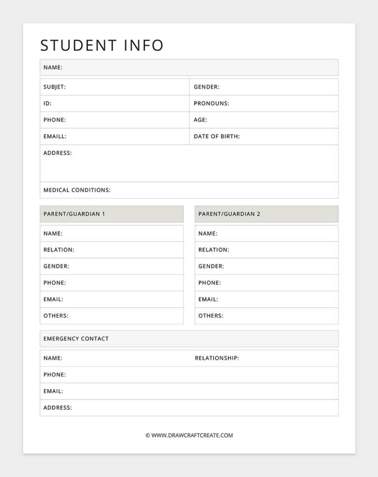 Free Teacher Planner Printables (2025-2026) - Draw Craft Create