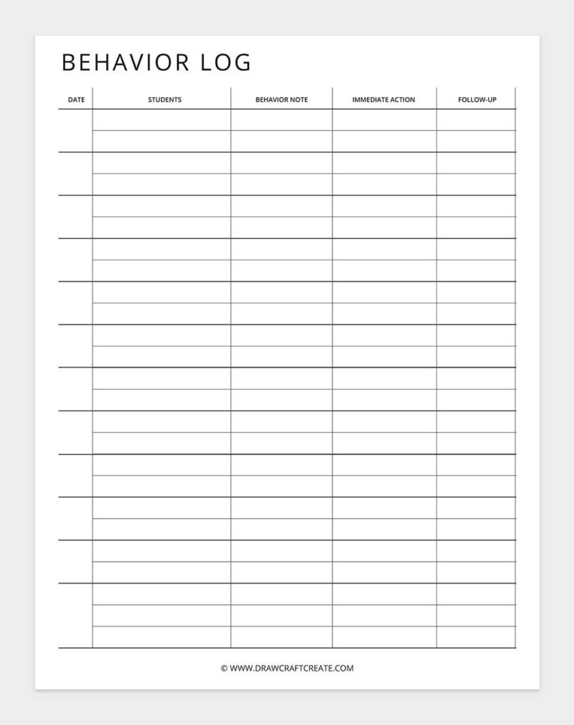 Free Teacher Planner Printables (2025-2026) - Draw Craft Create