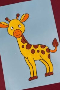 Free Printable Build a Giraffe Craft - Draw Craft Create