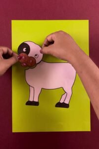 Free Printable Build a Cow Craft - Draw Craft Create