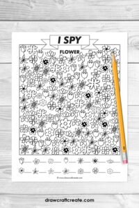 Free Printable Summer I Spy For Kids - Draw Craft Create