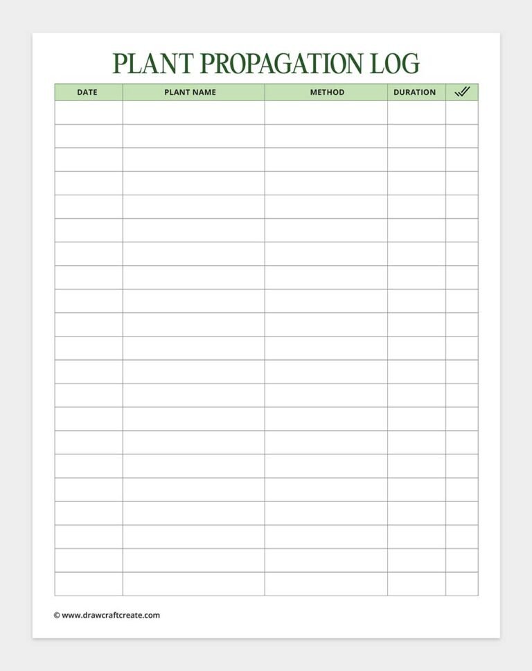 Free Printable Garden Planner Template (50 Pages) - Draw Craft Create