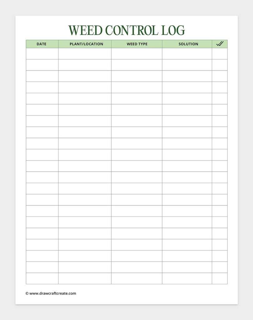 Free Printable Garden Planner Template (50 Pages) - Draw Craft Create