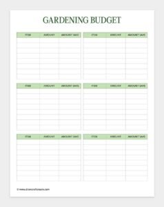 Free Printable Garden Planner Template (50 Pages) - Draw Craft Create